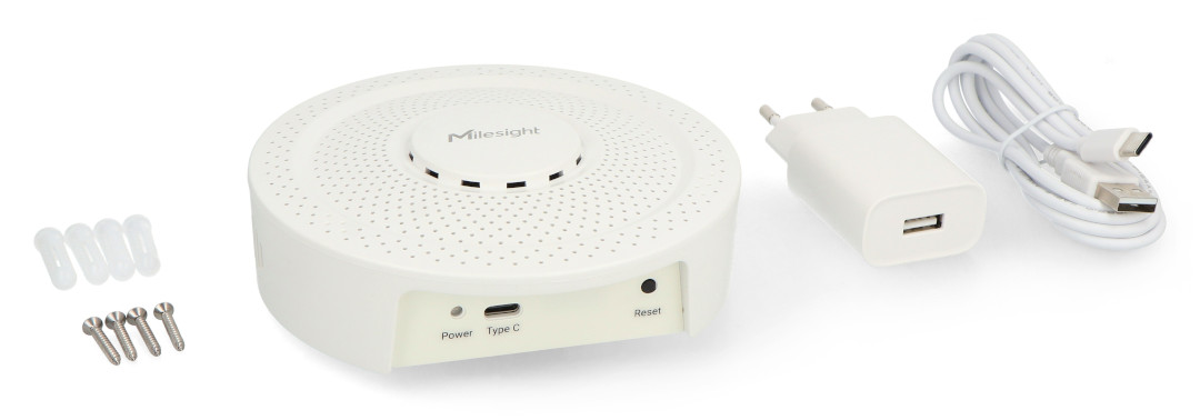 Inteligentní detektor kouře elektronické cigarety LoRaWAN IP30 – bílý – Milesight GS601 Botland ...