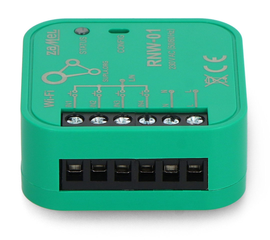 Zamel Supla RNW-01 - 4vstupové rozhraní 230V AC - WiFi - aplikace pro Android/iOS Botland ...